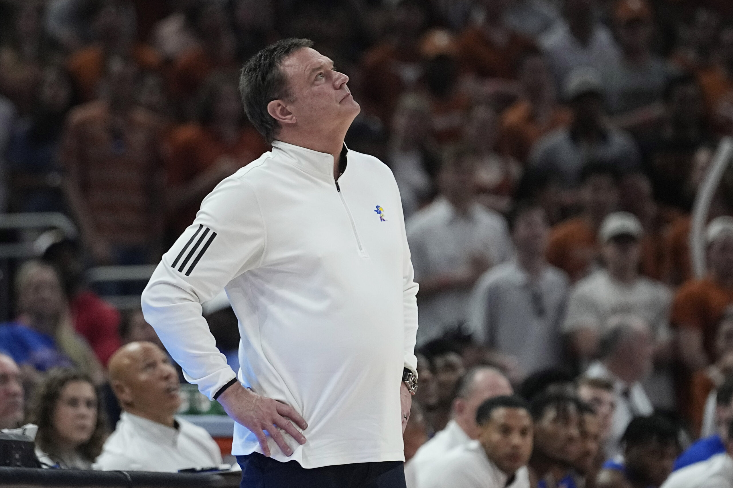 Kansas basketball coach Bill Self hospitalized, misses KU’s round 1 win ...